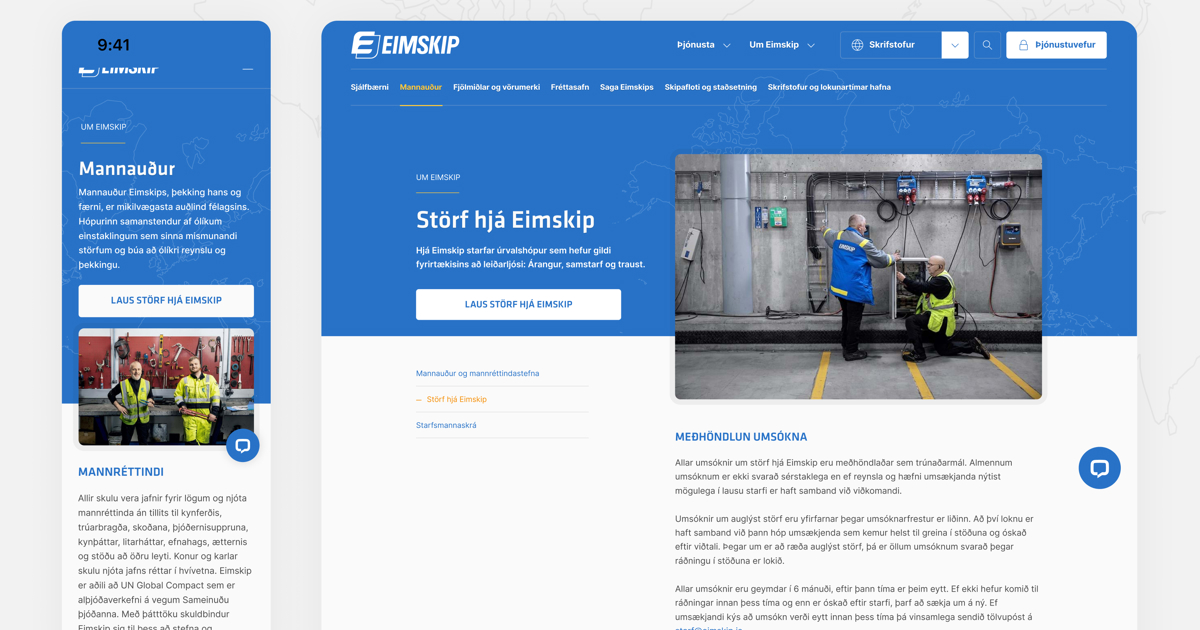 Eimskip - Vettvangur